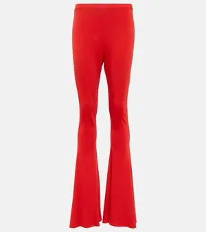 Magda Butrym High-rise Fla Leggings - Red