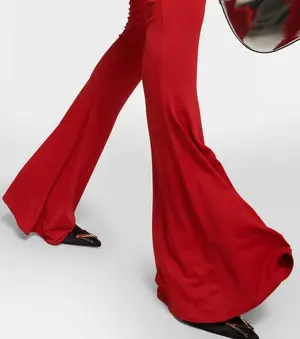 Magda Butrym High-rise Fla Leggings - Red