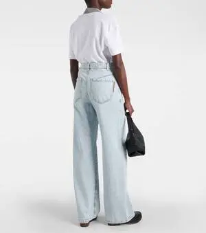 Brunello Cucinelli High-rise Wide-leg Jeans