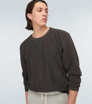 LES TIEN Cotton Jersey Sweatshirt