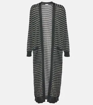 Brunello Cucinelli Striped Cotton Cardigan