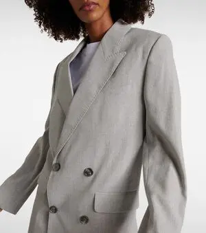 AMI Paris Double-breasted Wool Blazer