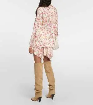 Isabel Marant Étoile Prian Printed Silk-blend Blouse