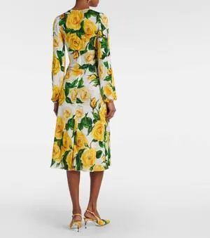 Dolce & Gabbana Floral-print Midi Dress