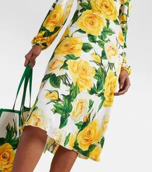 Dolce & Gabbana Floral-print Midi Dress