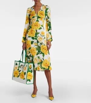 Dolce & Gabbana Floral-print Midi Dress