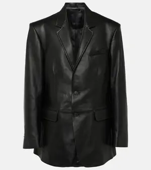 Wardrobe.NYC Oversized Leather Blazer