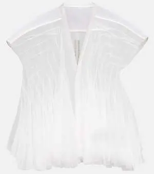 Rick Owens Tulle Jacket - Beige