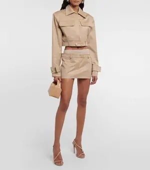 AYA MUSE Cropped Wool-blend Jacket