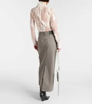 Acne Studios Philo Denim Maxi Skirt