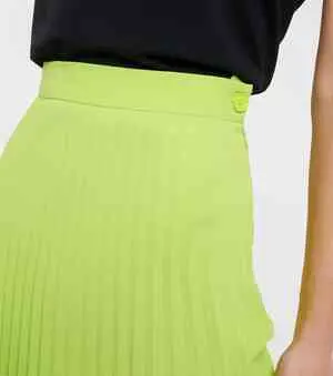 MAISON MARGIELA Pleated Midi Skirt - Green