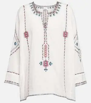 Isabel Marant Étoile Clarisa Embroidered Blouse