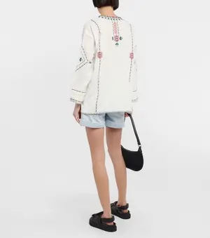 Isabel Marant Étoile Clarisa Embroidered Blouse