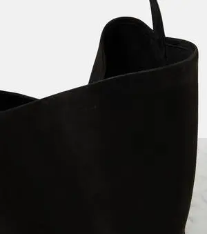 THE ROW N/s Park Large Leather Tote Bag - Black