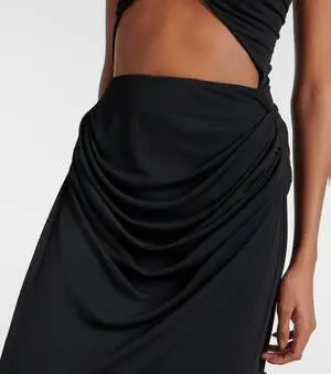 Magda Butrym Ruffled Cutout Gown