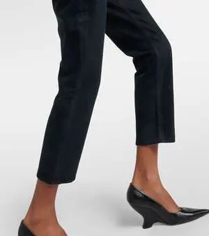 AGOLDE Riley Crop High-rise Slim Jeans