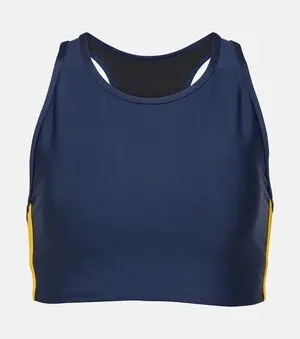 The Upside Oxford Nora Sports Bra - Blue