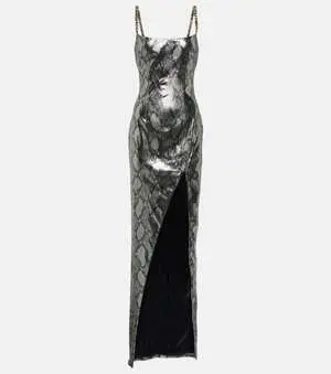 Balmain Metallic Evening Dresses