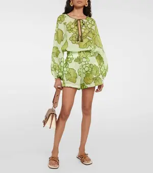 Etro Printed Ramie Tunic