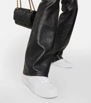 Tory Burch Howel Court Leather Sneakers