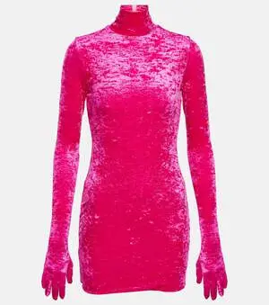Vetements Velvet Mini Dress