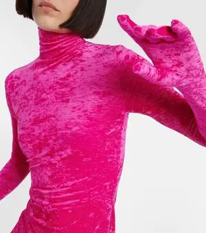 Vetements Velvet Mini Dress
