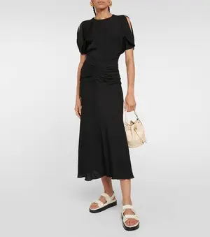 Tory Burch Double T Leather Sandals - White