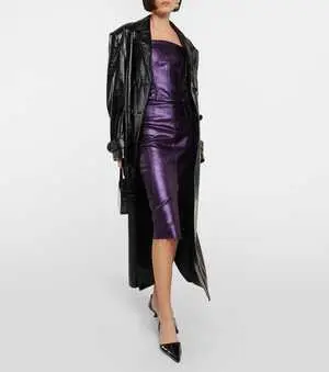 Stouls Rosalia Metallic Leather Bustier