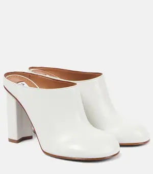 Alaïa Babylone Leather Mules