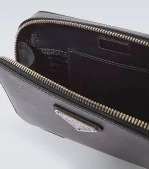 Prada Brique Leather Crossbody Bag
