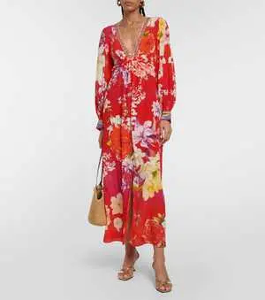 Camilla Embellished Silk Maxi Dress