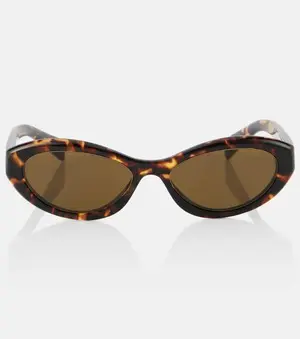 Prada Symbole Cat-eye Sunglasses - Brown