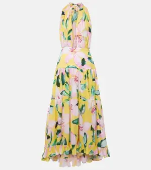 ALEXANDRA MIRO Marie Rose Floral Midi Dress - Multicoloured