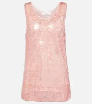 XU ZHI Sequined Tank Top