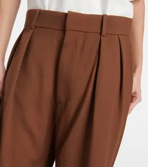 Wardrobe.NYC Low-rise Wool Wide-leg Trousers