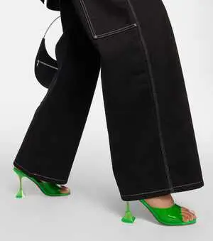 Amina Muaddi Lupita Pvc Mules