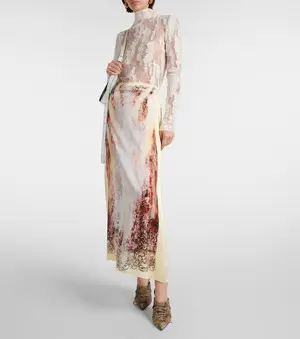 Y/project Printed Maxi Skirt