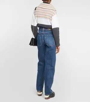 Brunello Cucinelli Mid-rise Wide-leg Jeans