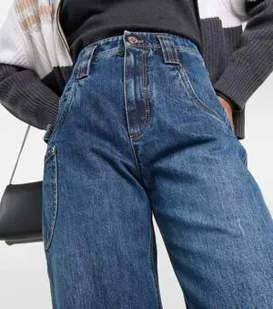 Brunello Cucinelli Mid-rise Wide-leg Jeans