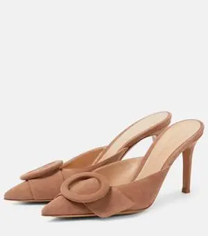 GIANVITO ROSSI Suede Mules