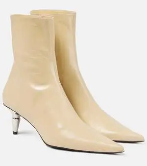 Proenza Schouler Gold Tone Booties For Women
