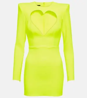 Alex Perry Heart Cutout Minidress