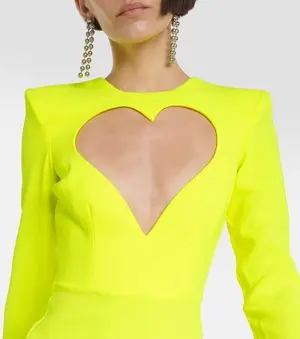 Alex Perry Heart Cutout Minidress