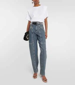 Isabel Marant Étoile Zelitos Cotton Top - White