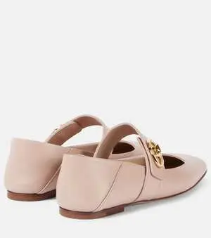 Valentino Garavani Vlogo Locker Mary Jane Flats