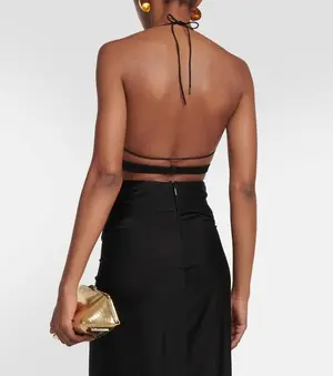 Alex Perry Hudson Halterneck Bra Top