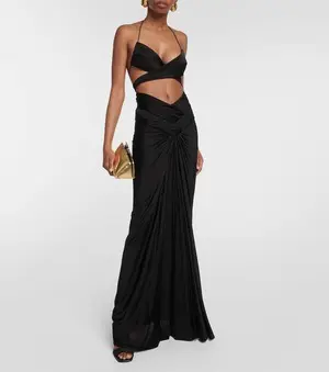 Alex Perry Hudson Halterneck Bra Top