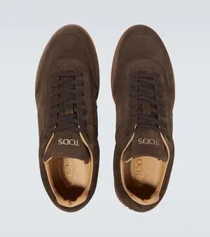 TOD'S Logo Suede Sneakers