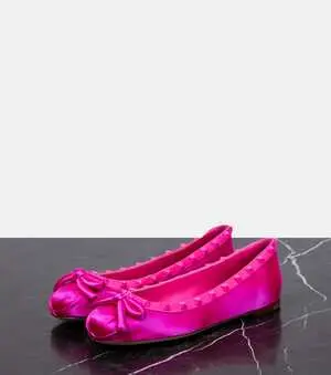Valentino Garavani Rockstud Ballet Flats - Pink