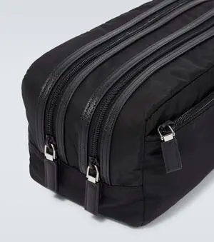 Prada Re-nylon And Leather-trimmed Travel Bag